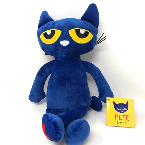 Toys | Kohls Cares Pete The Cat Plush 12 Blue Plush Stuffed Animal ...